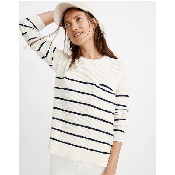 Madewell Sweaters Madewell Thompson Pocket Pullover Sweater In